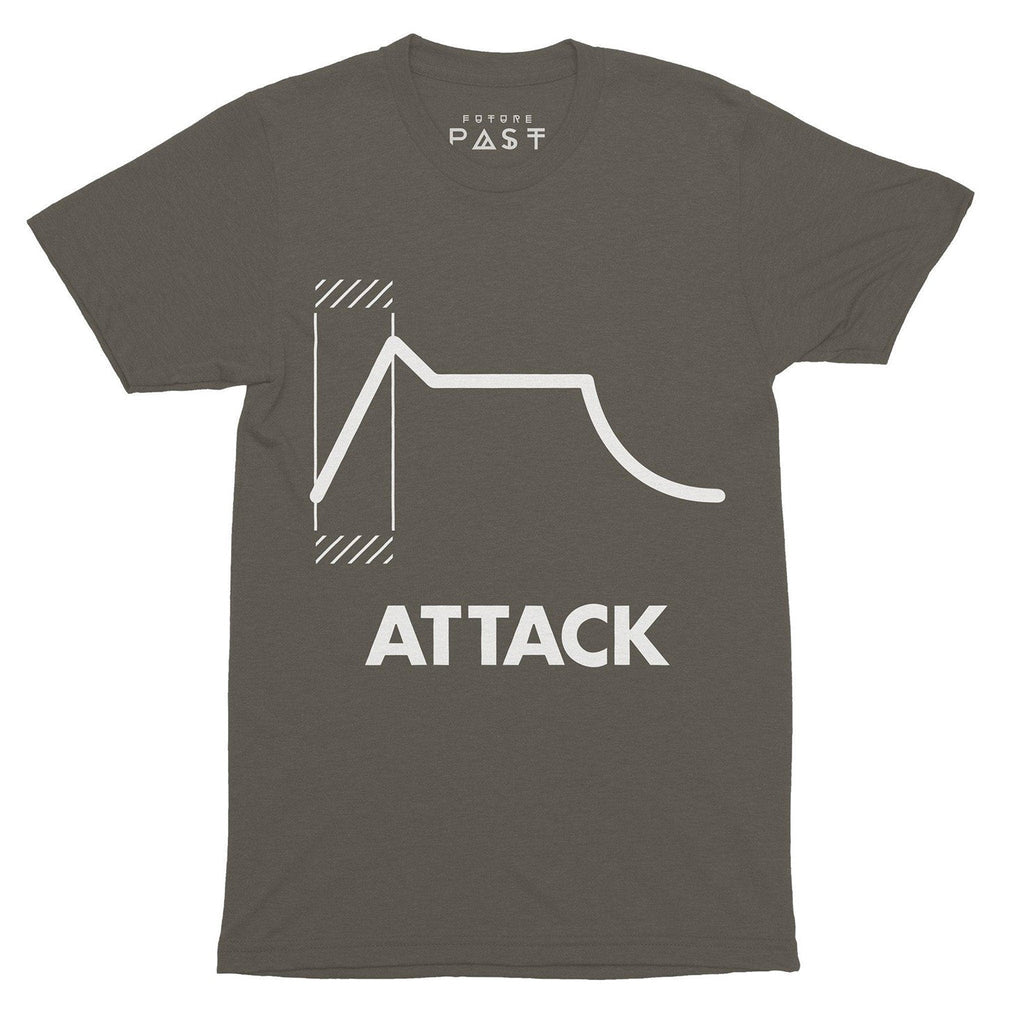 Envelope Attack Analog T-Shirt / Khaki – Future Past Clothing